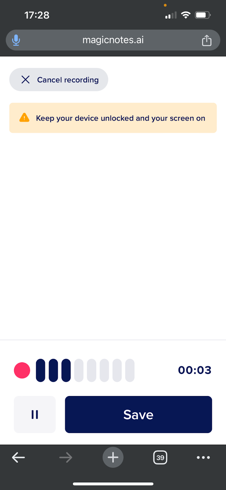 Ensuring microphone access when using Magic Notes on your phone – Help ...