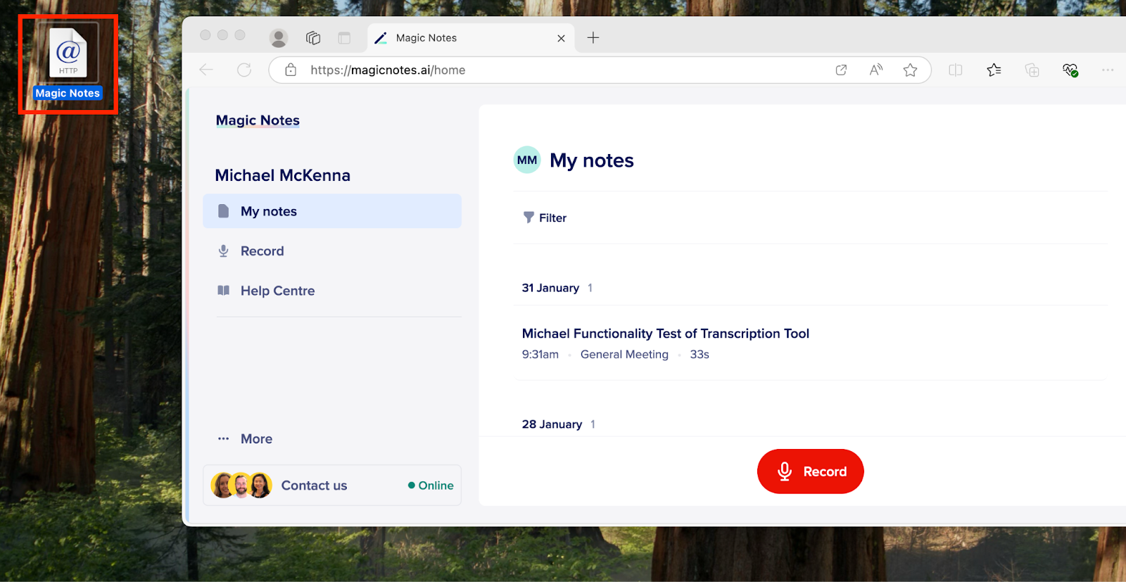 Guide for shortcutting to Magic Notes on your laptop – Help Centre